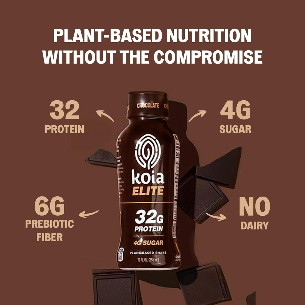 delicious chocolate plant protein drink