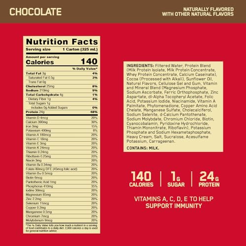 delicious chocolate protein drink
