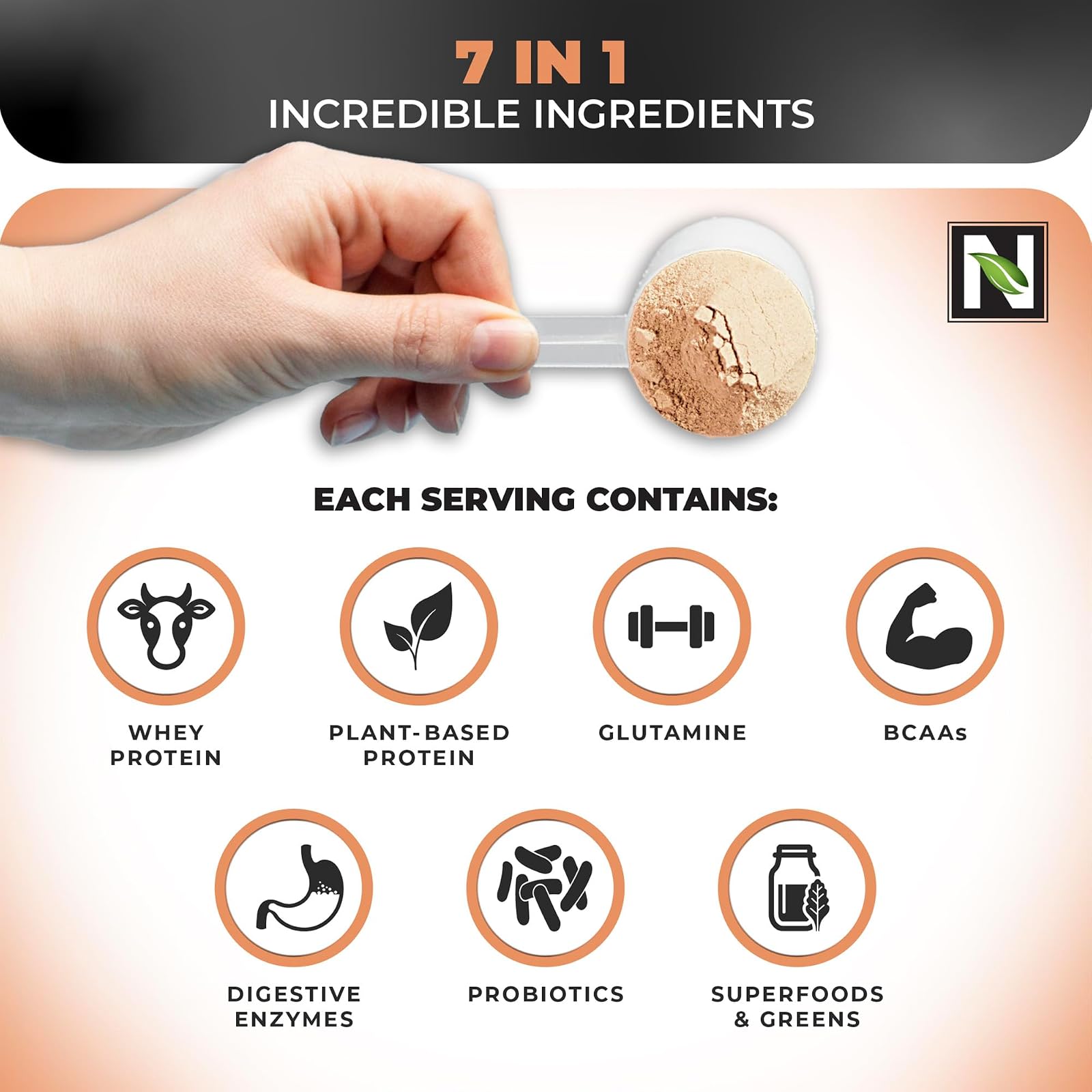delicious chocolate protein powder supplement