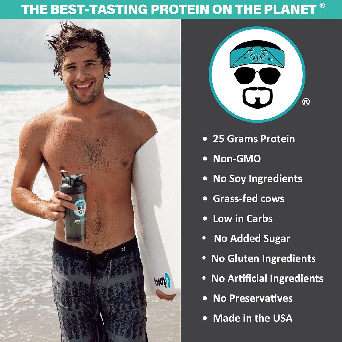delicious chocolate protein shake mix