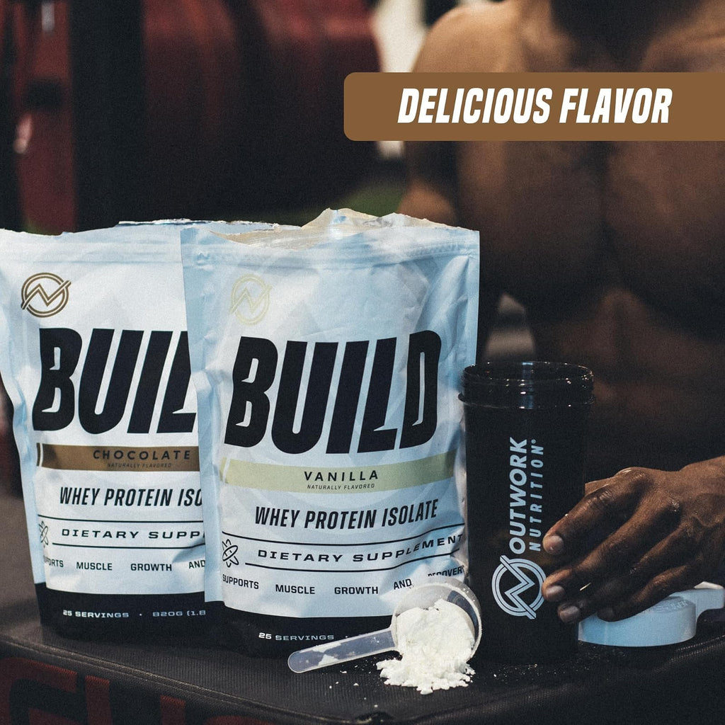 delicious chocolate protein shake