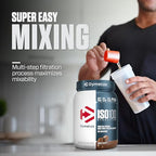 delicious chocolate protein shake