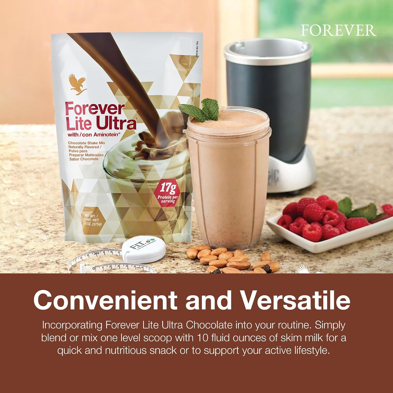 delicious chocolate protein supplement