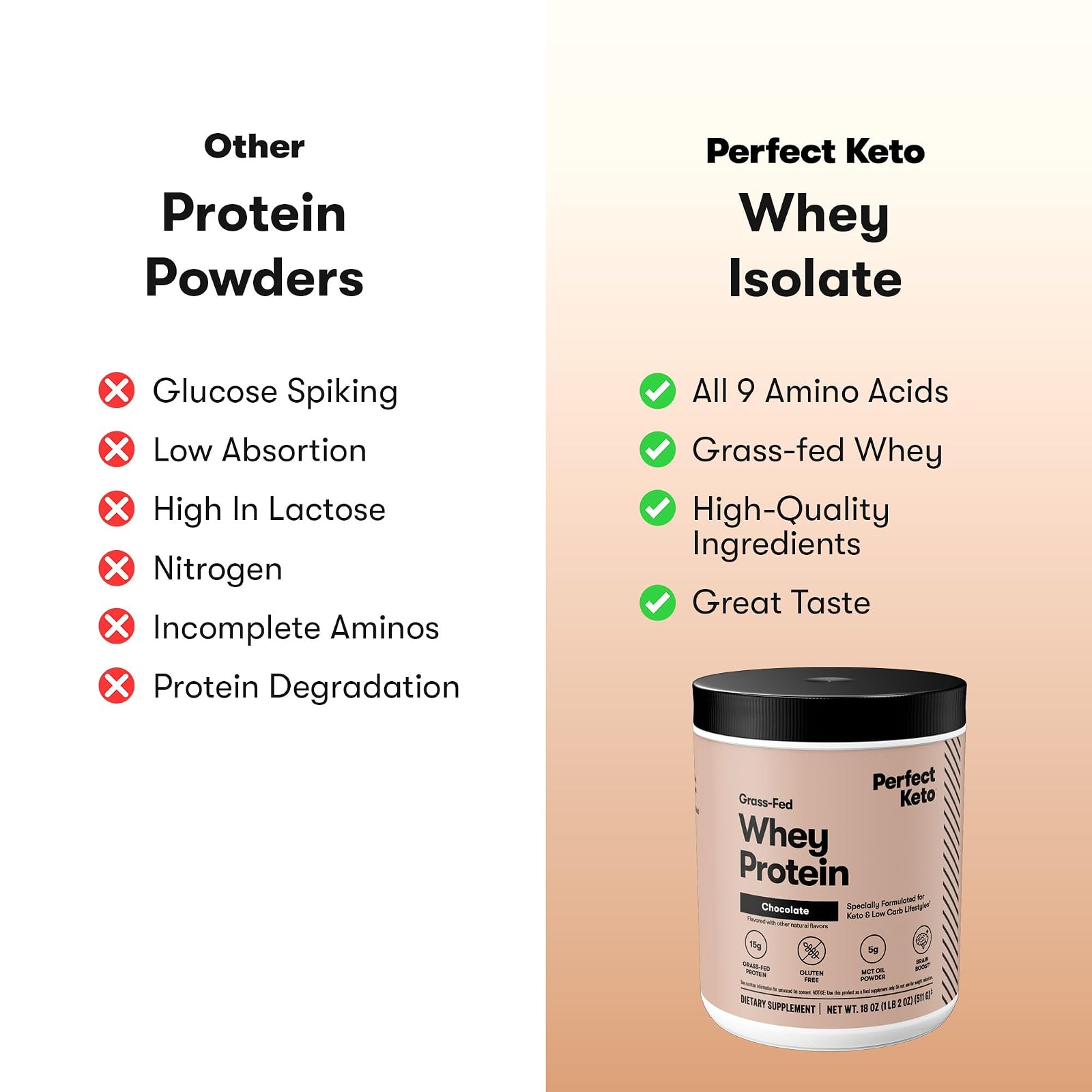 delicious chocolate protein supplement