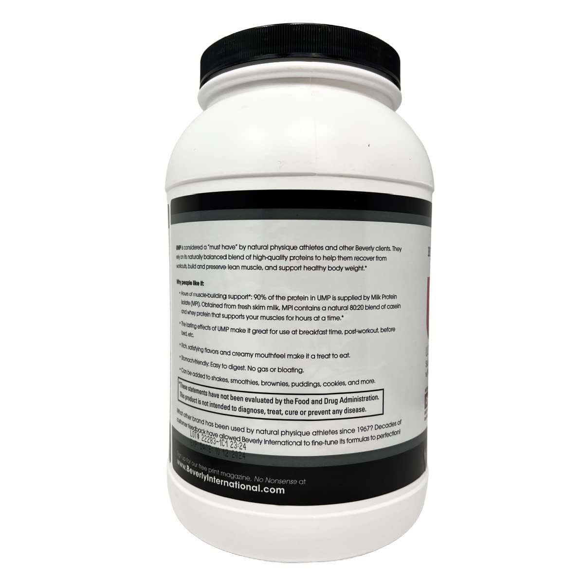 delicious chocolate protein supplement