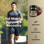 delicious chocolate protein supplement