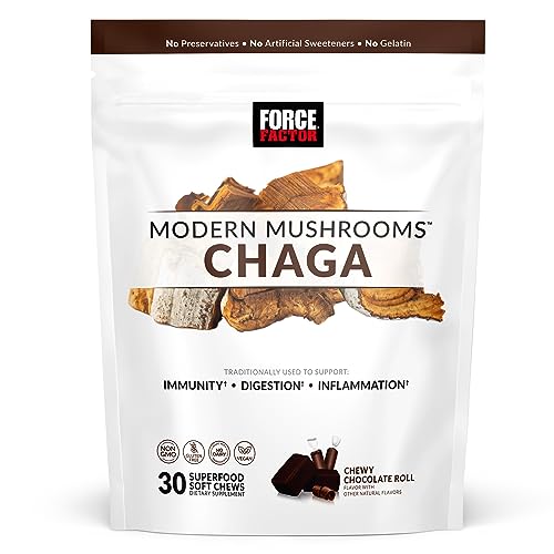 delicious chocolate roll mushroom chews