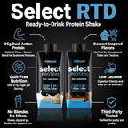 Delicious chocolate truffle protein drink
