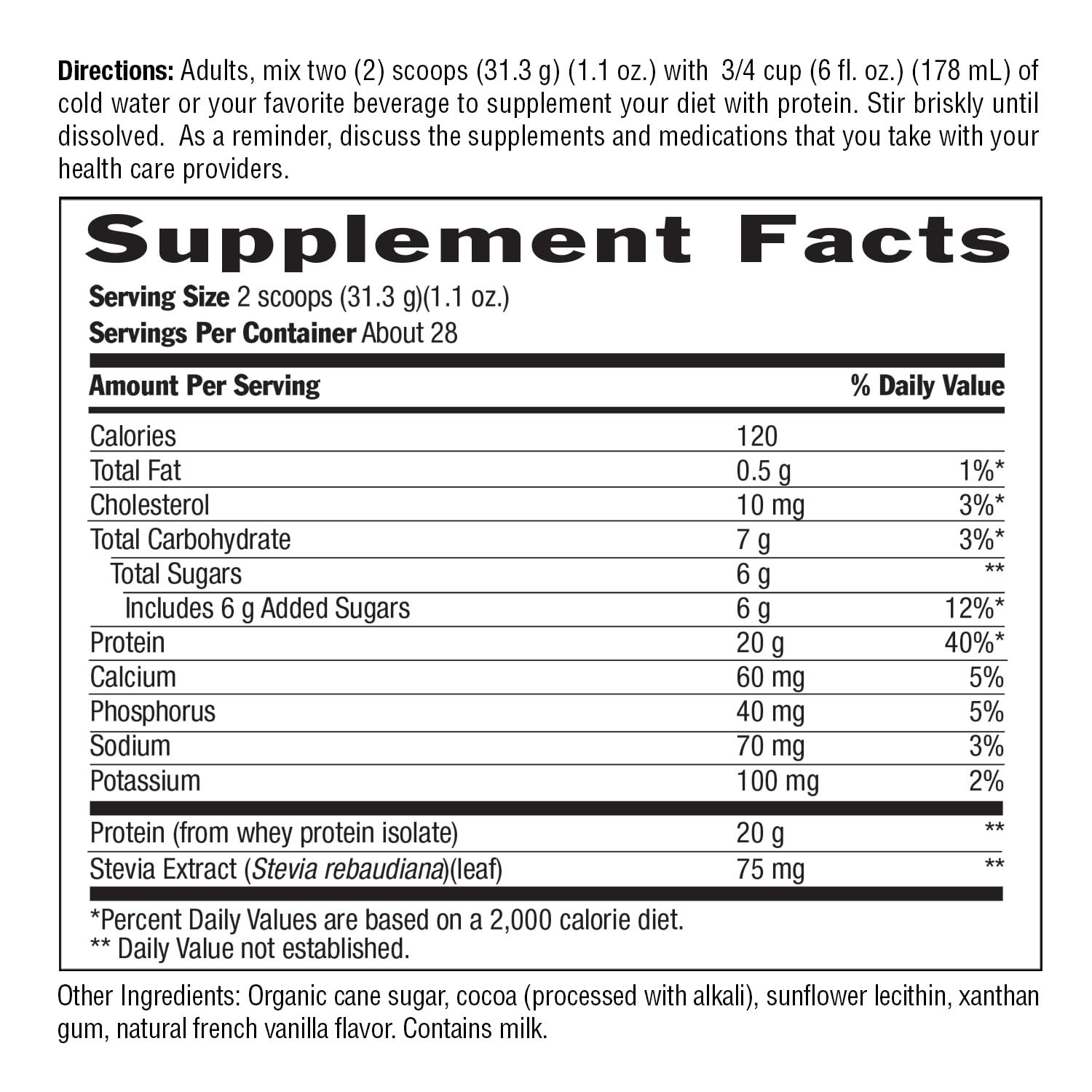 delicious chocolate whey protein powder