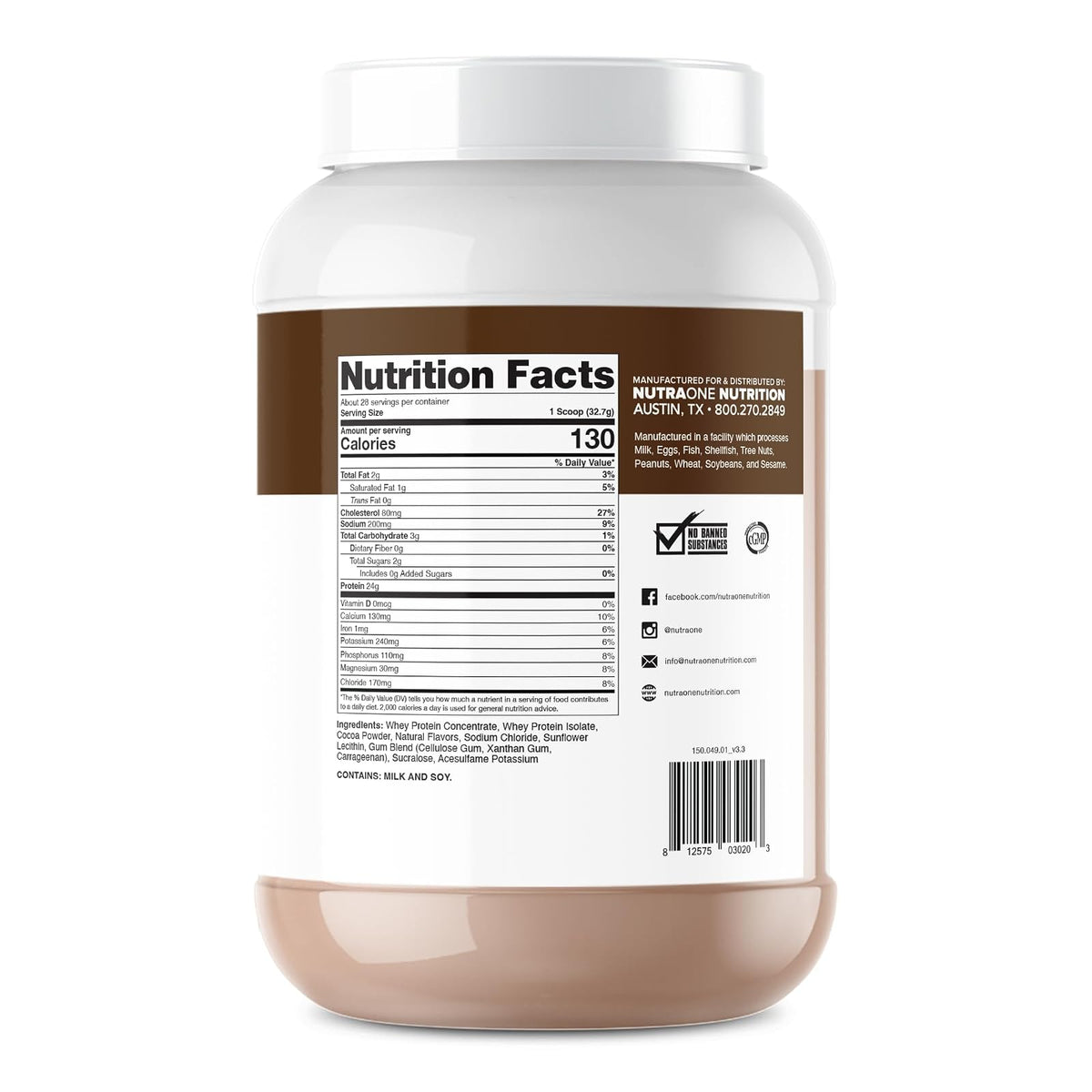 delicious chocolate whey protein shake