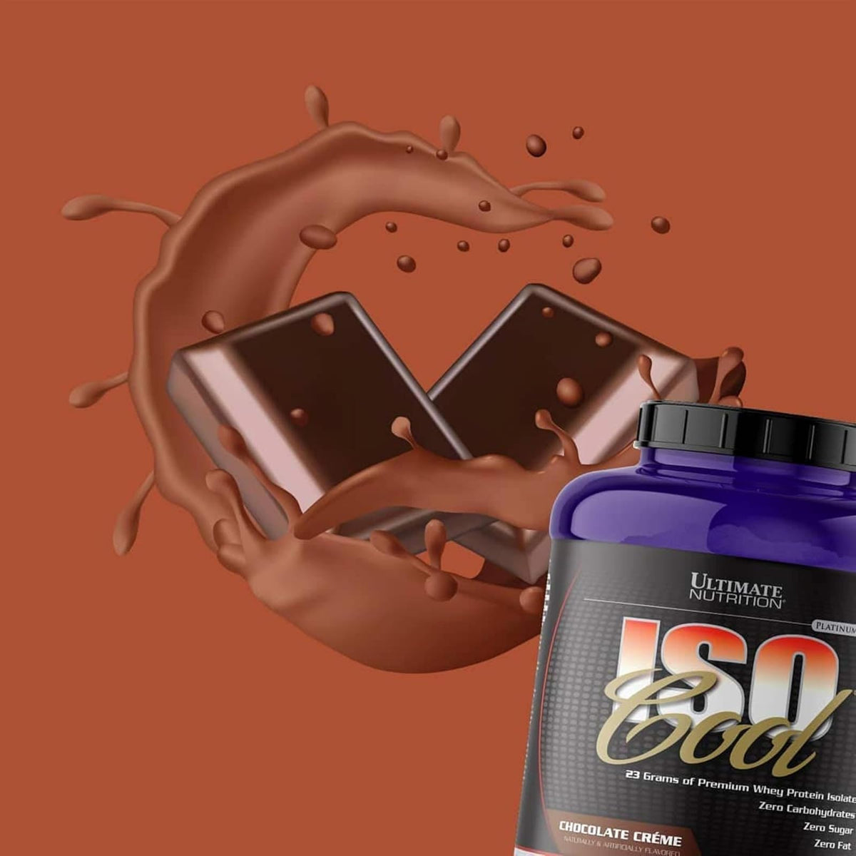 delicious chocolate whey protein shake