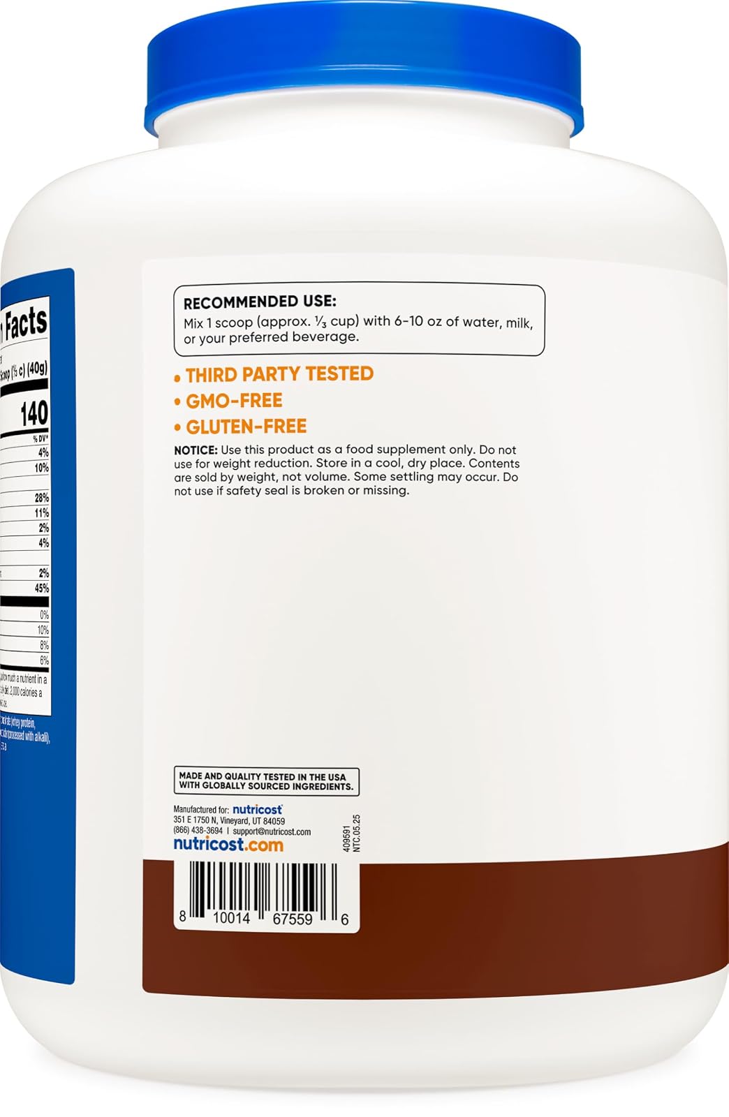 delicious chocolate whey protein supplement