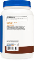 delicious chocolate whey protein supplement