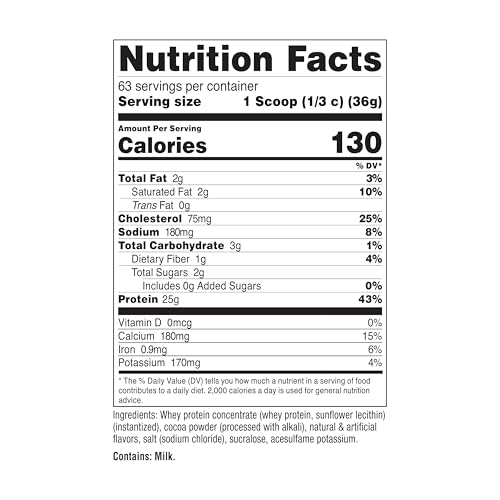 delicious chocolate whey protein supplement