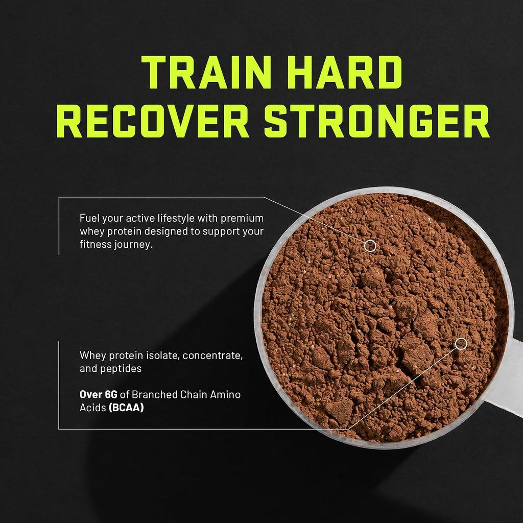delicious chocolate whey protein