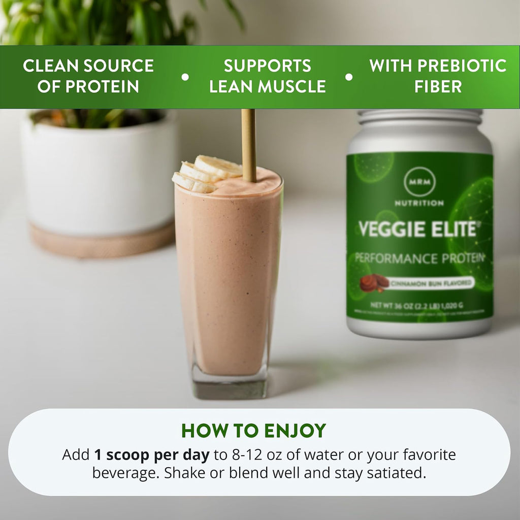 Delicious cinnamon bun protein shake