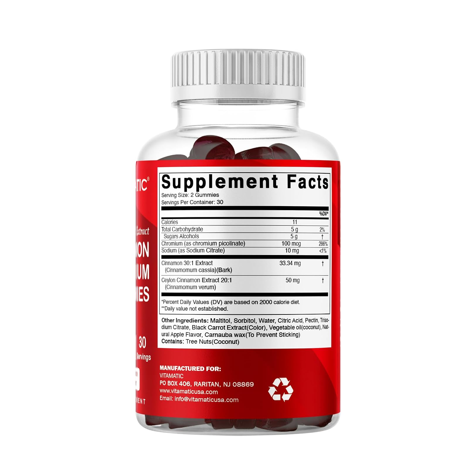 delicious cinnamon flavour chromium supplement