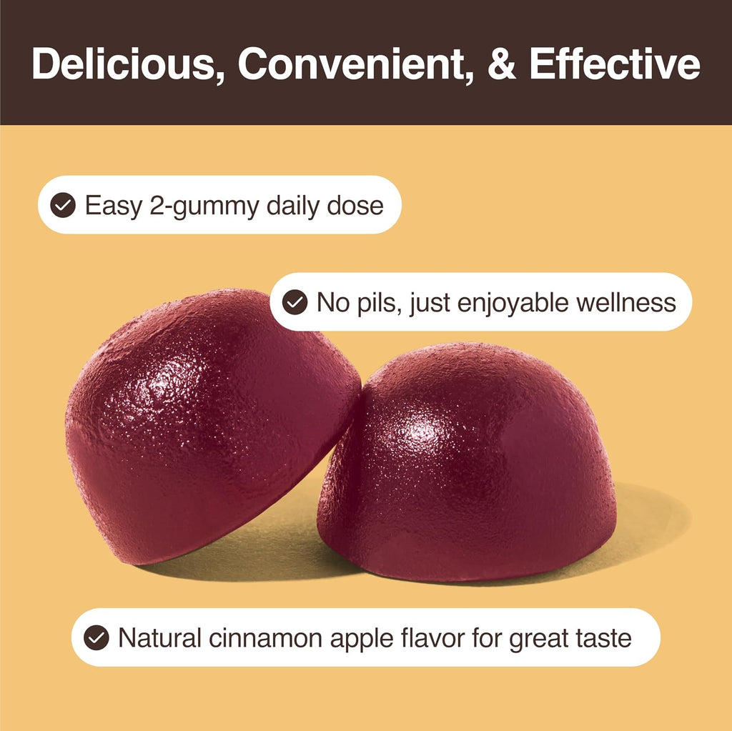 Delicious cinnamon gummies for health