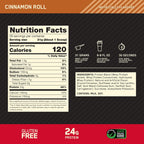 delicious cinnamon roll flavour protein