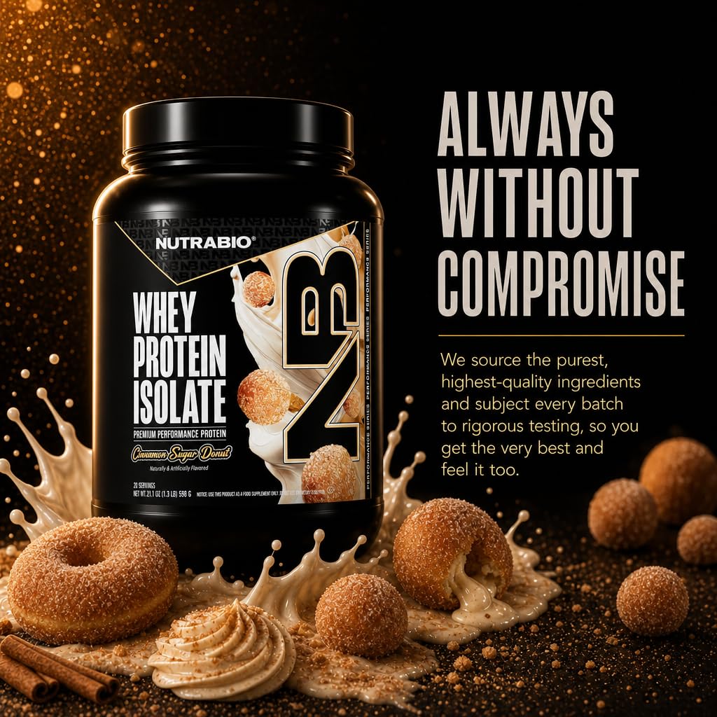delicious cinnamon sugar donut protein powder