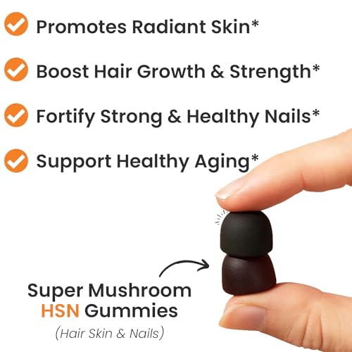 Delicious citrus-flavored mushroom gummies