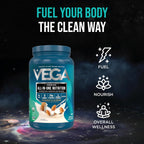 Delicious coconut almond flavour powder