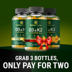 Delicious Code Vitamin D3 K2 gummy vitamins