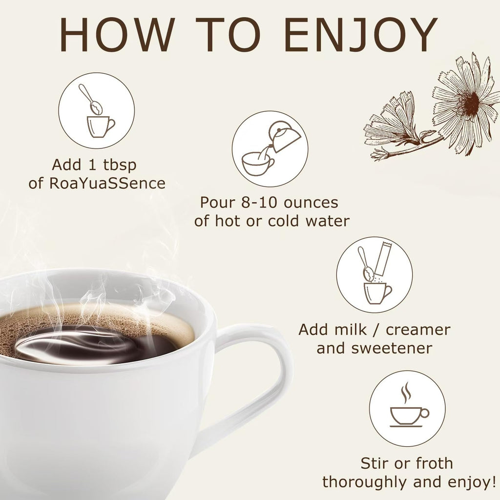 delicious coffee alternative with mushrooms