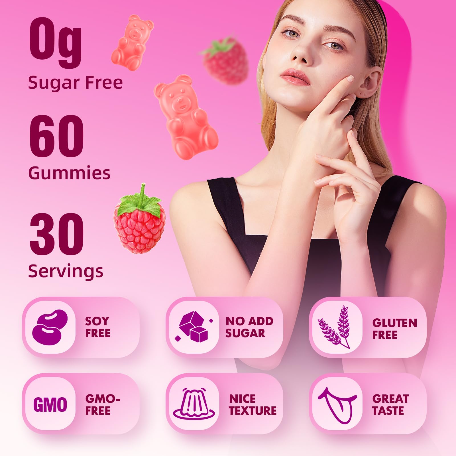 delicious collagen gummies for healthy hair