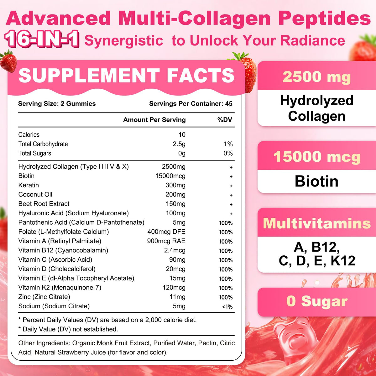 delicious collagen gummy supplement