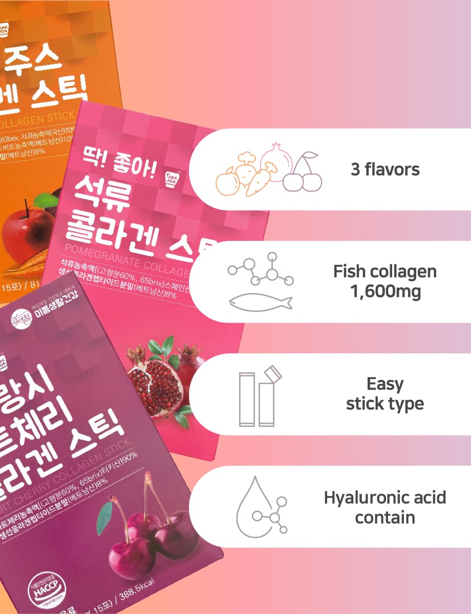 Delicious collagen jelly stick flavour