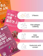Delicious collagen jelly stick flavour