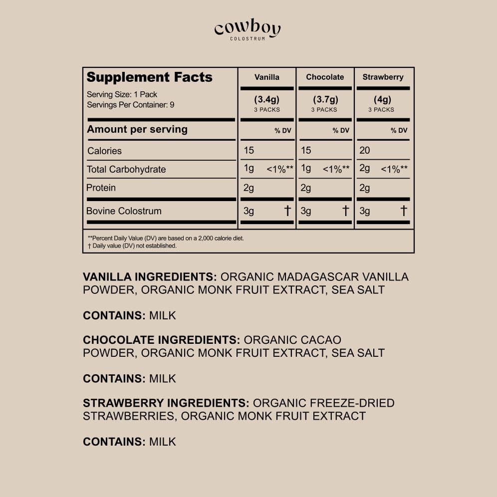 Delicious colostrum for daily nutrition