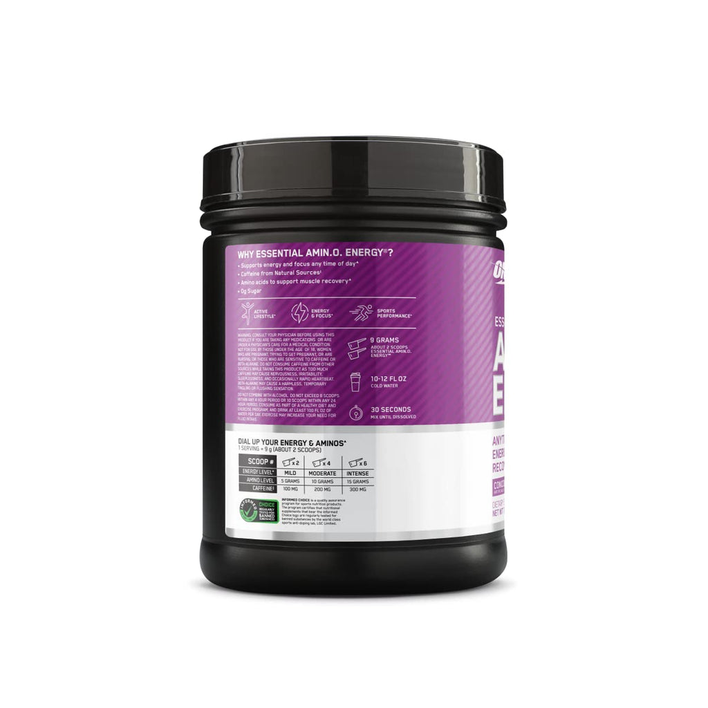 Delicious Concord grape energy powder