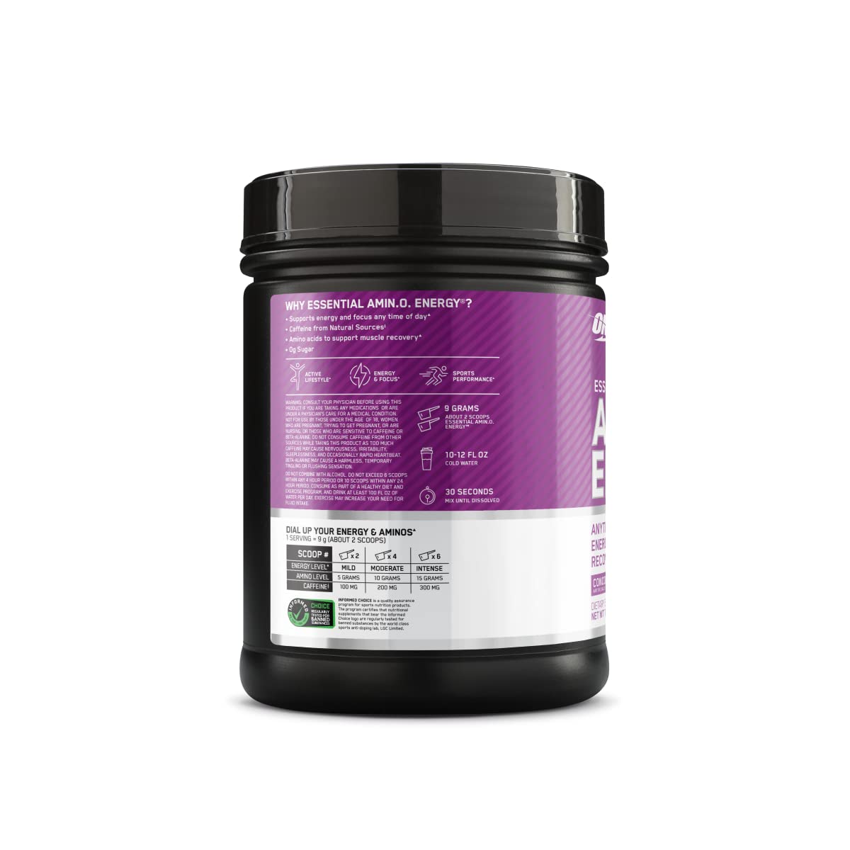 Delicious Concord grape energy powder