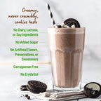 delicious cookies and cream protein shake