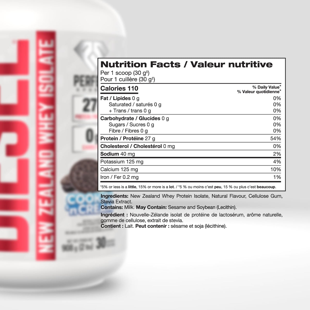 delicious cookies n cream protein powder