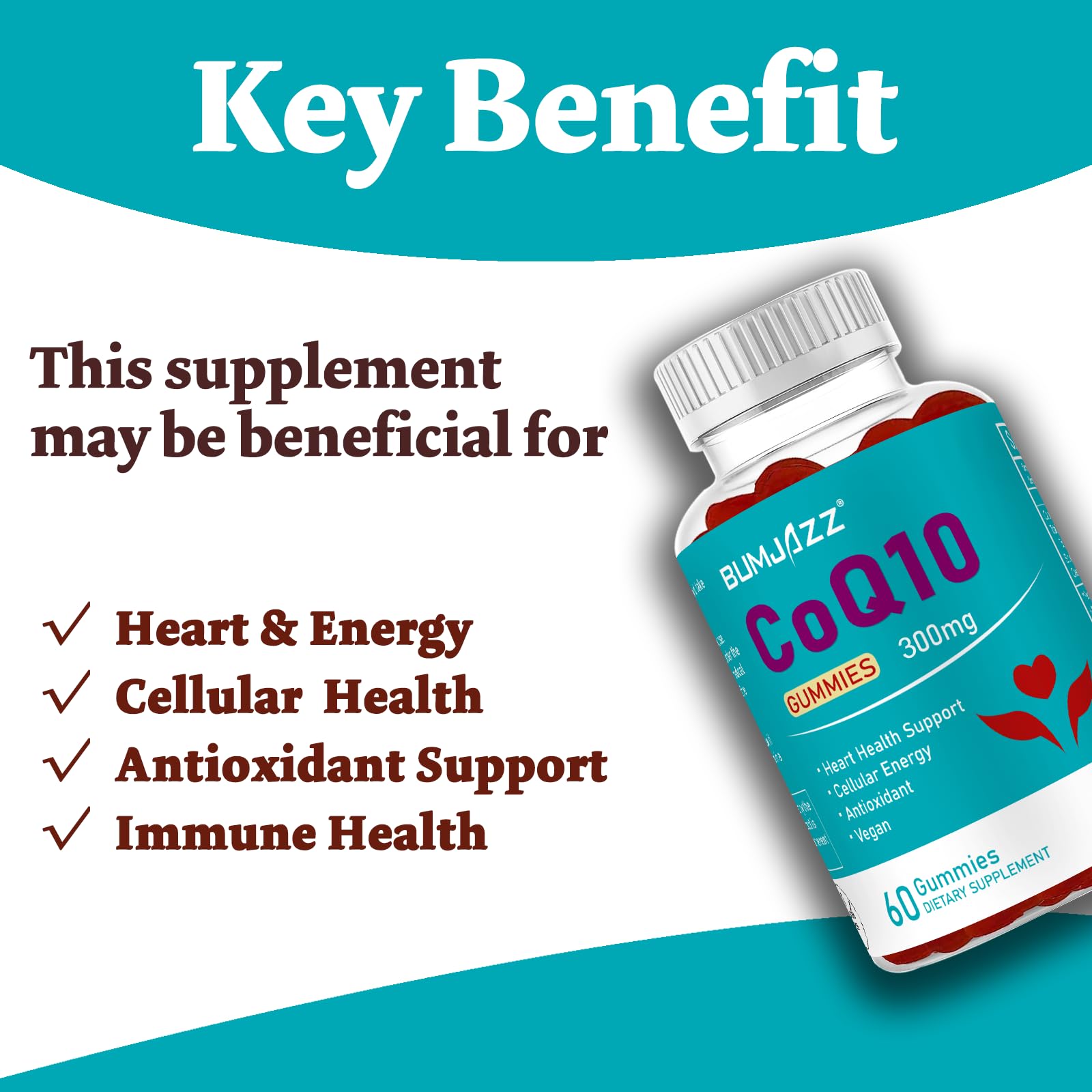 Delicious CoQ10 gummies for daily wellness