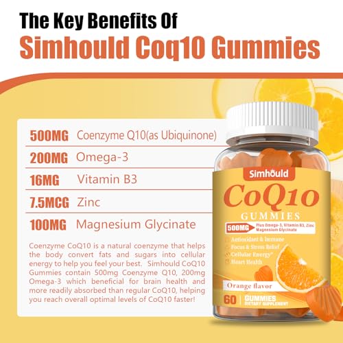 Delicious CoQ10 gummies for heart health