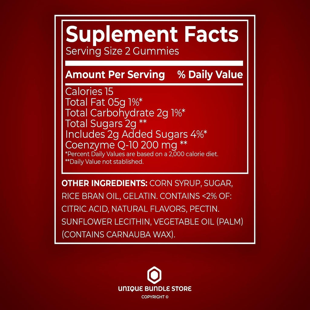 Delicious CoQ10 gummies for wellness