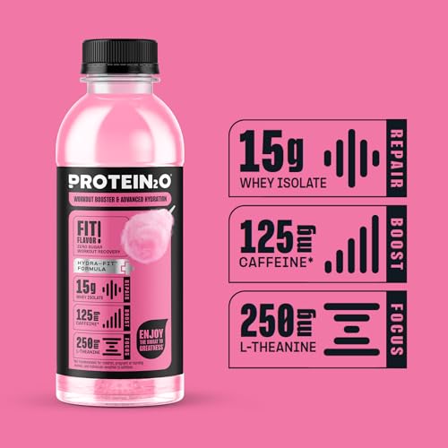 delicious cotton candy whey protein drink