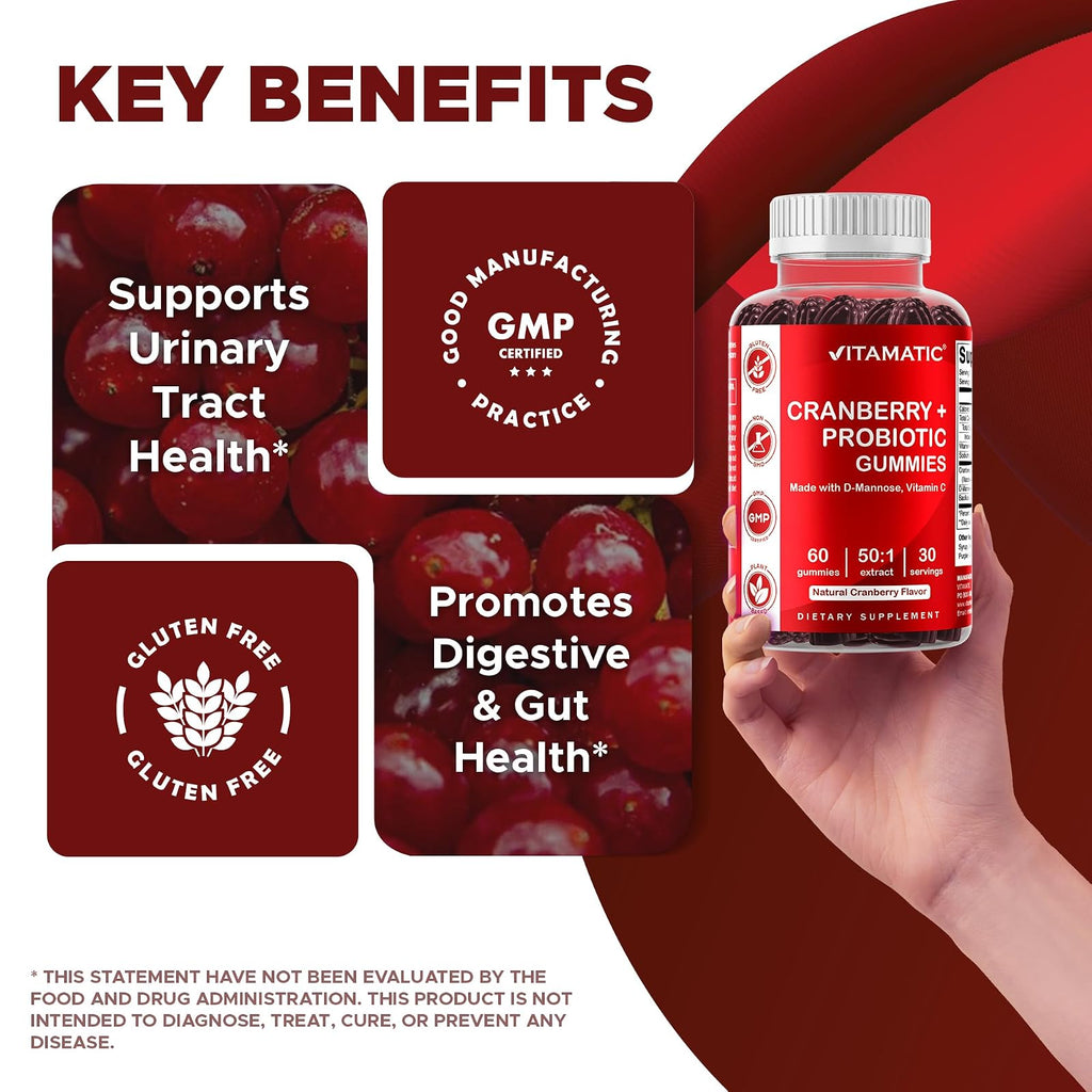 Delicious cranberry gummies for children