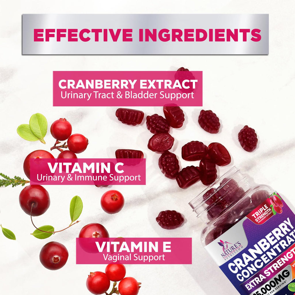 Delicious cranberry gummies for family