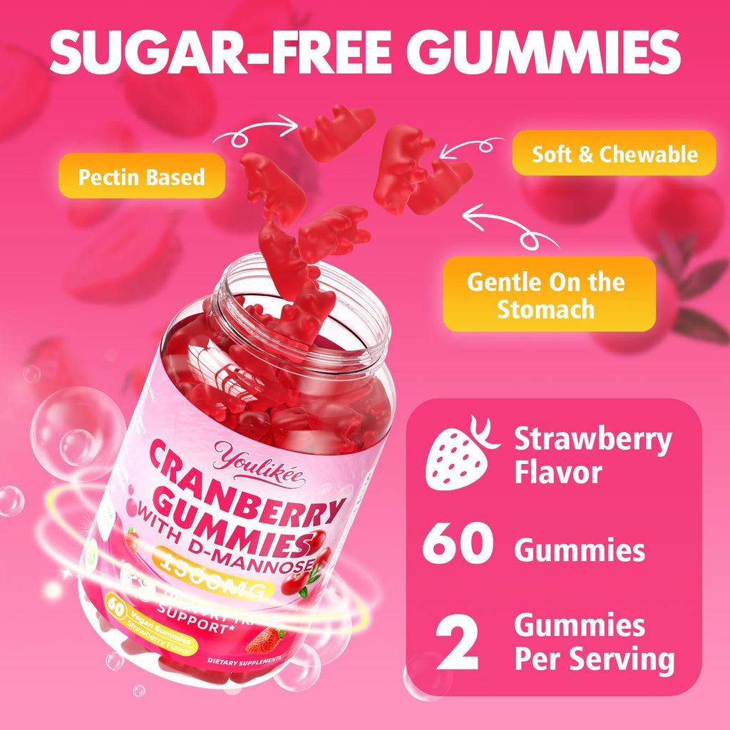 Delicious cranberry gummies for kids