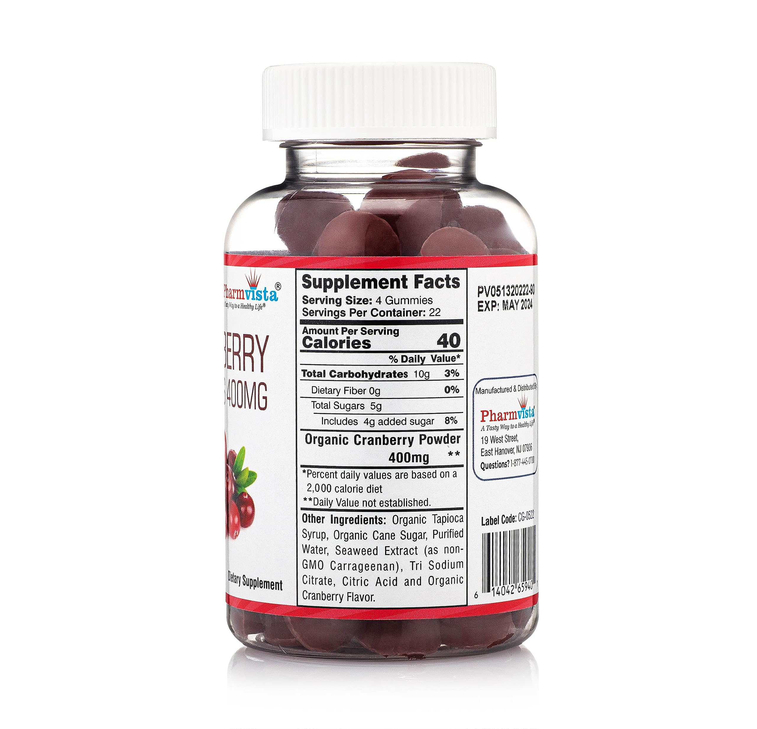 delicious cranberry supplement for adults