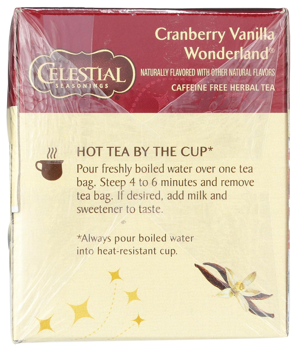 Delicious cranberry vanilla tea blend