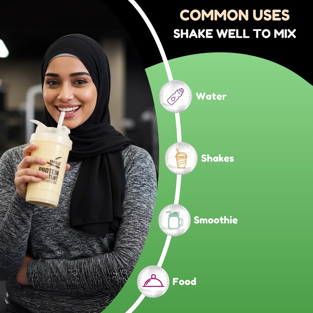 delicious creamy vanilla protein supplement