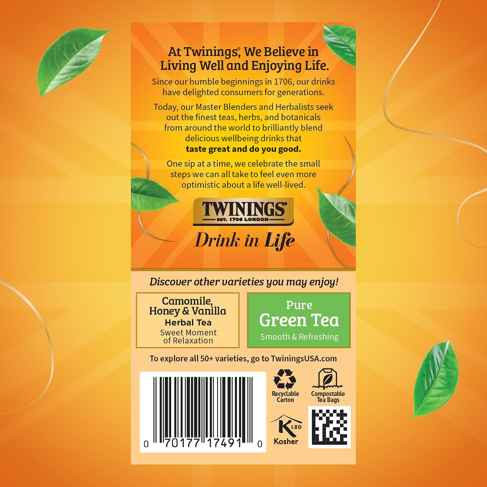 Delicious creamy vanilla tea experience