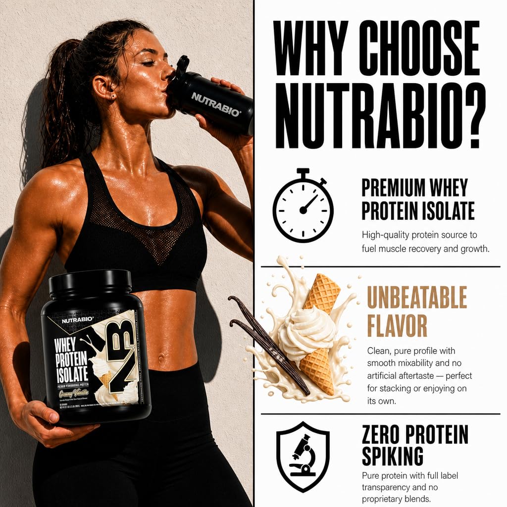 delicious creamy vanilla whey protein