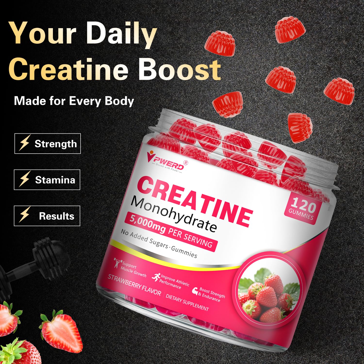 delicious creatine gummies for athletes